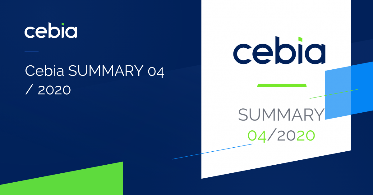 Cebia SUMMARY 04 / 2020 | Cebia.cz