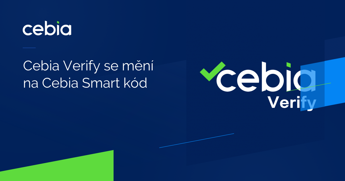 Cebia Verify se mění na Cebia Smart kód | Cebia.cz