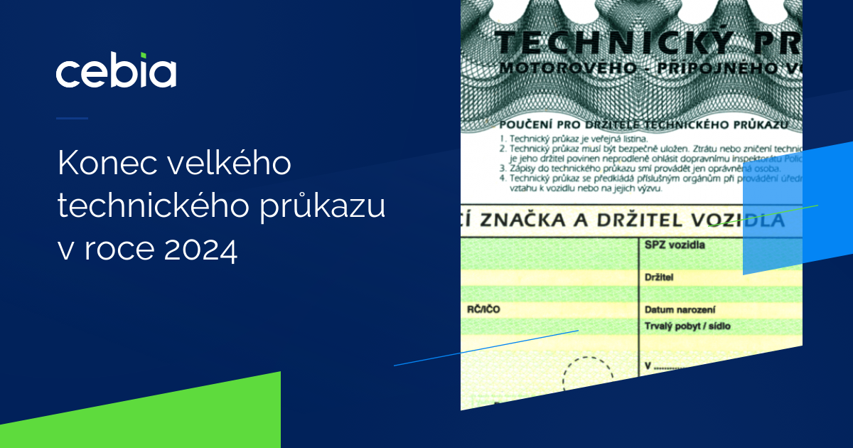 Konec velkého technického průkazu v roce 2024 | Cebia.cz