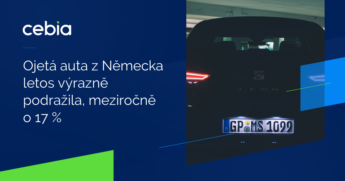 Ojetá auta z Německa letos výrazně podražila, meziročně o 17 % | Cebia.cz