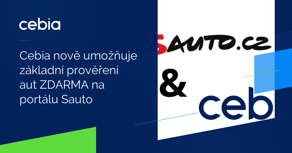Cebia nově umožňuje základní prověření aut ZDARMA na portálu Sauto ...