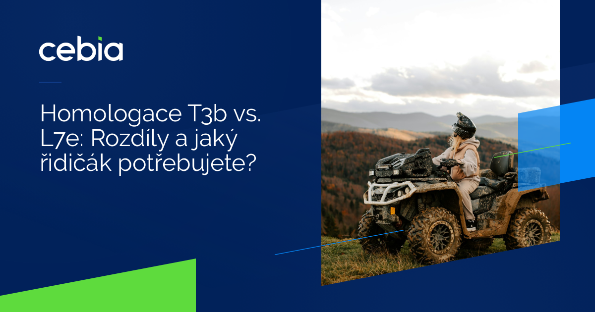 Homologace T3b vs. L7e: Rozdíly a jaký řidičák potřebujete? | Cebia.cz