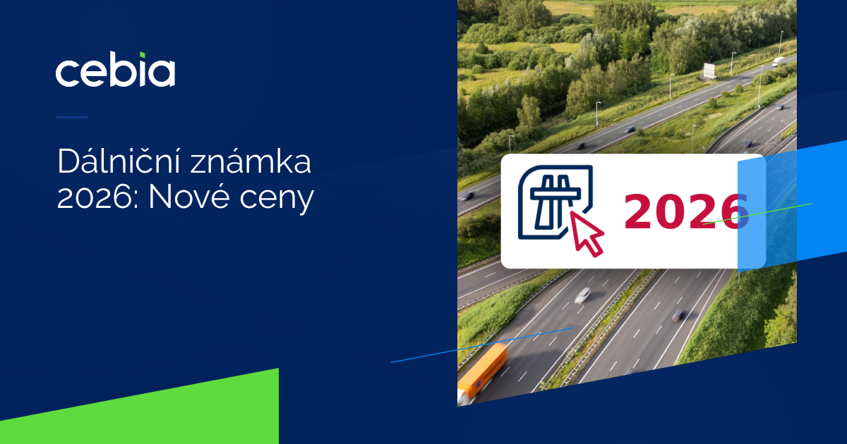 Dálniční známka 2026: Nové ceny | Cebia.cz