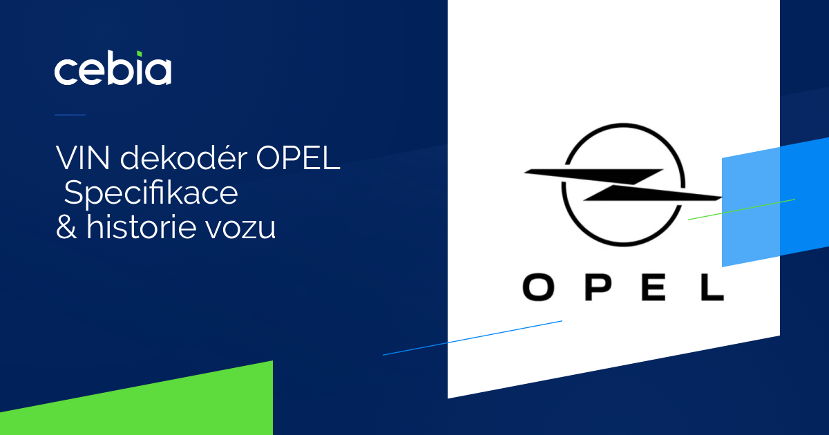 VIN dekodér OPEL Specifikace & historie vozu | Cebia.cz