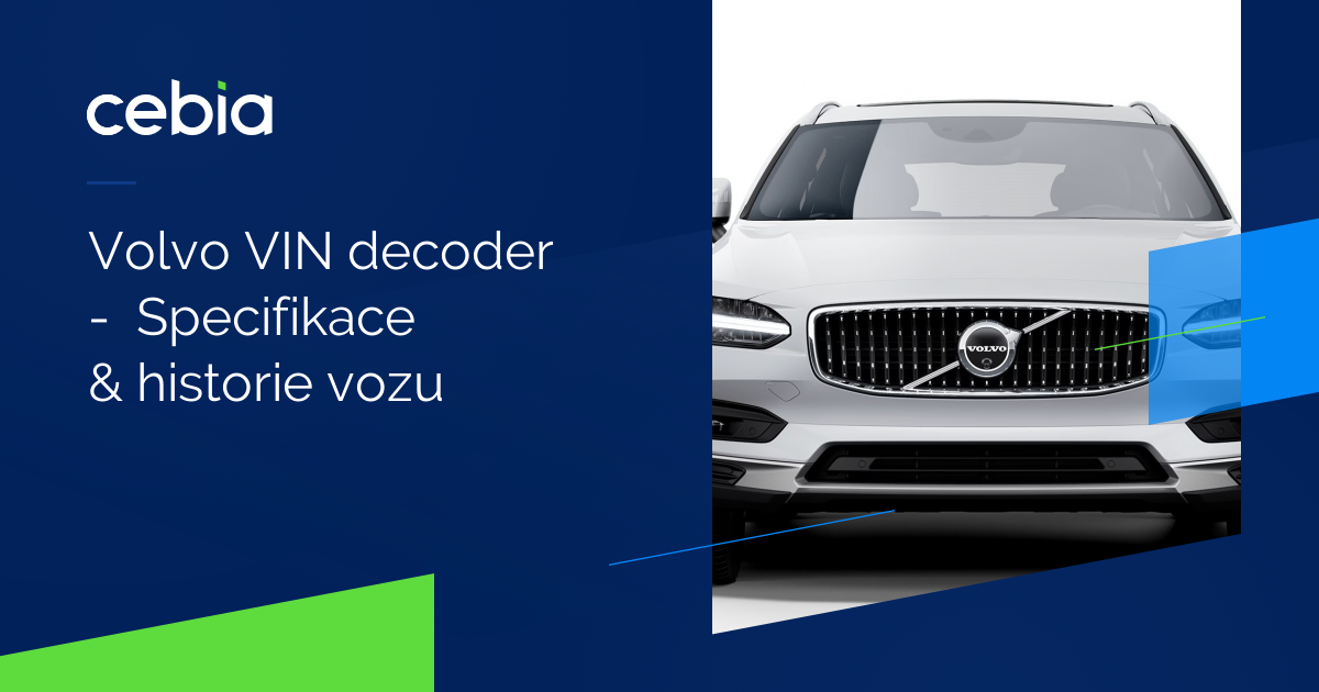 Volvo VIN decoder - Specifikace & historie vozu | Cebia.cz