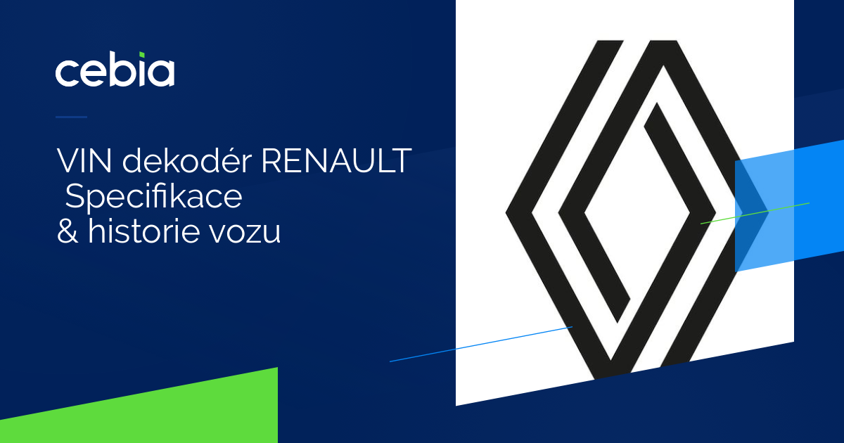 VIN dekodér RENAULT Specifikace & historie vozu | Cebia.cz