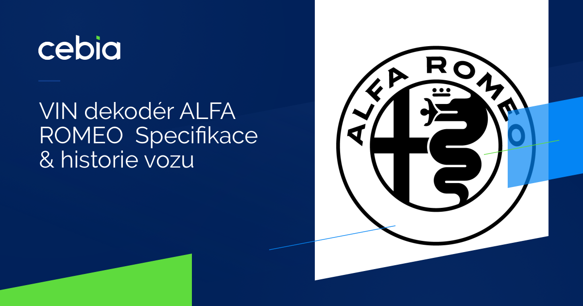 VIN dekodér ALFA ROMEO Specifikace & historie vozu | Cebia.cz
