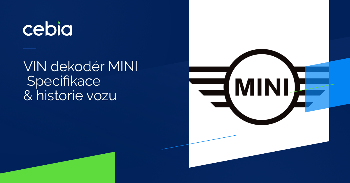 VIN dekodér MINI Specifikace & historie vozu | Cebia.cz