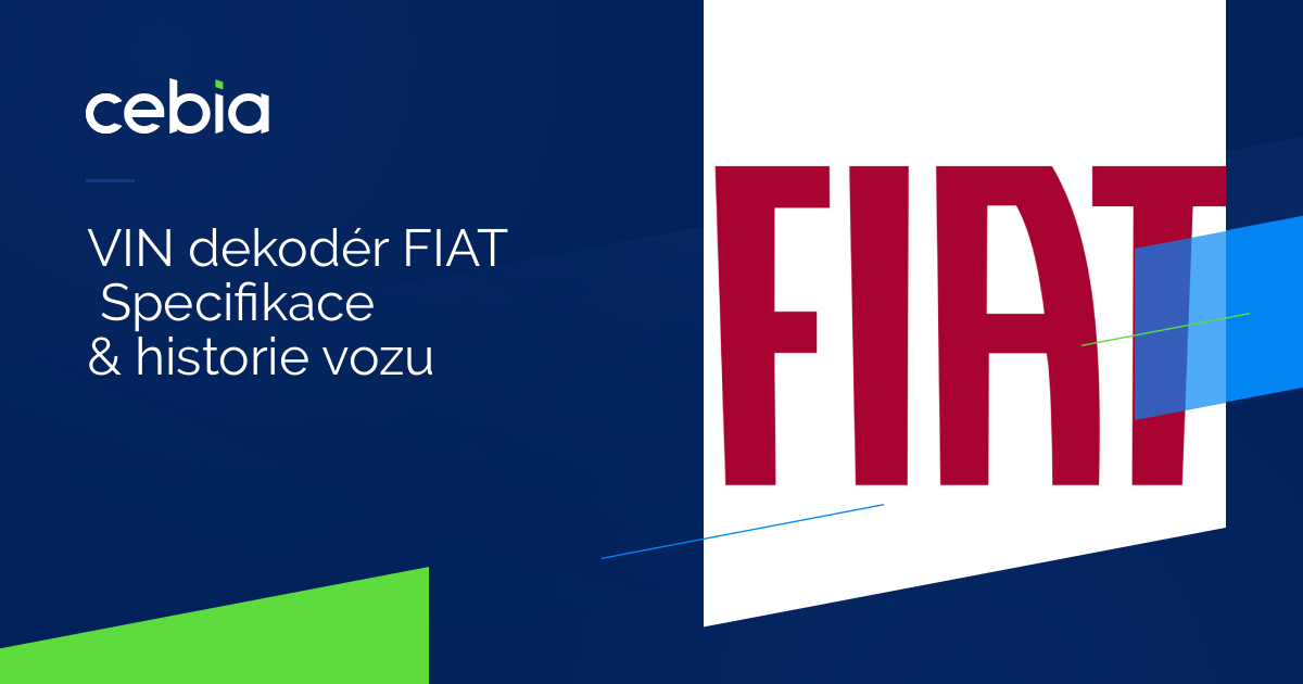 VIN dekodér FIAT Specifikace & historie vozu | Cebia.cz