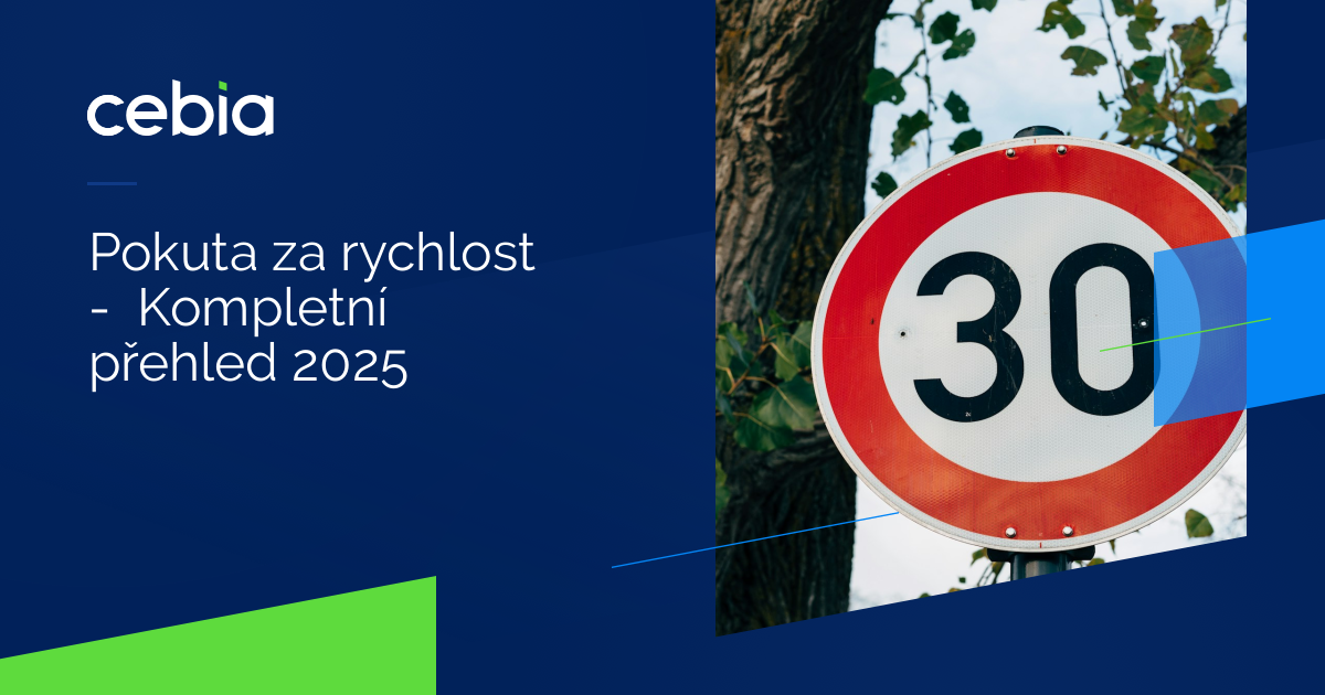 Pokuta za rychlost 👮 Kompletní přehled 2025 | Cebia.cz