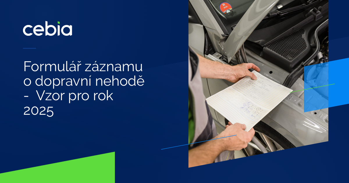 Formulář záznamu o dopravní nehodě Vzor pro rok 2025 | Cebia.cz