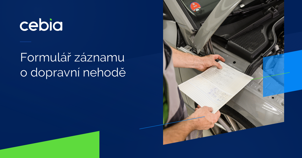 Formulář záznamu o dopravní nehodě | Cebia.cz
