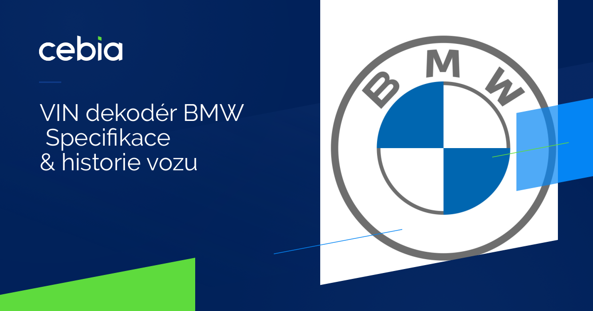 VIN dekodér BMW Specifikace & historie vozu | Cebia.cz